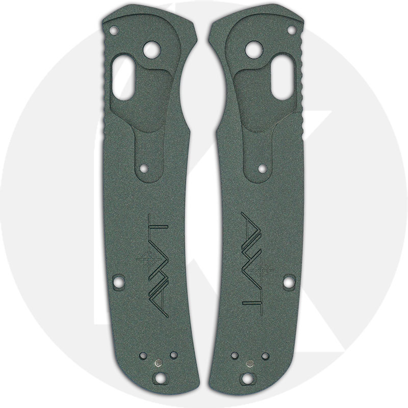 AWT Benchmade Bugout Custom Aluminum Scales - Archon Series - Charcoal ...