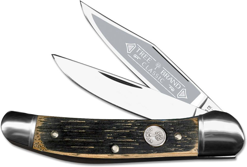Boker Copperhead 112626BBL Carbon Steel Beer Barrel Wood Pocket Knife ...