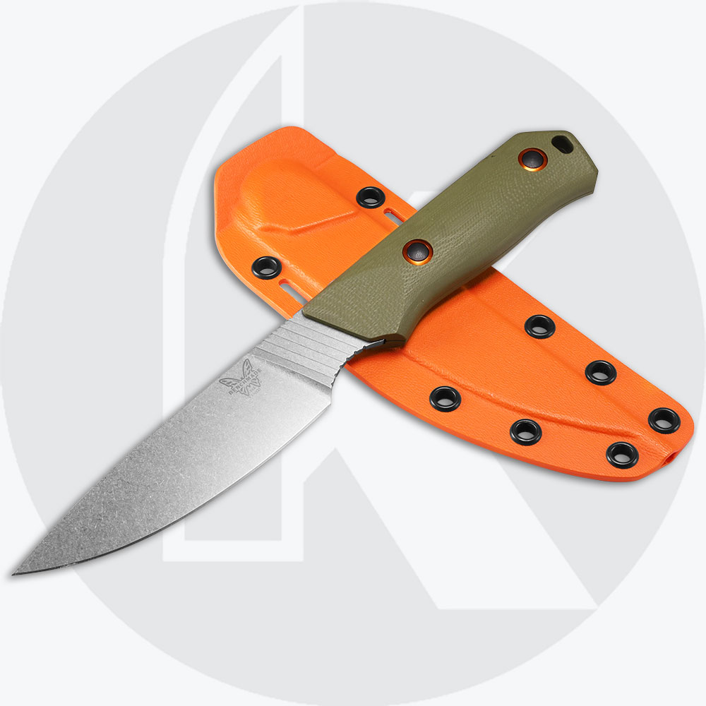 Benchmade Raghorn 15600-01 Fixed Blade Knife - CPM-S30V Drop Point ...