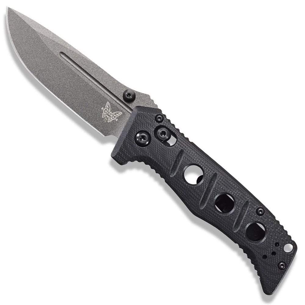 Benchmade Mini Adamas 273GY-1 Knife - Shane Sibert - Tungsten Grey ...