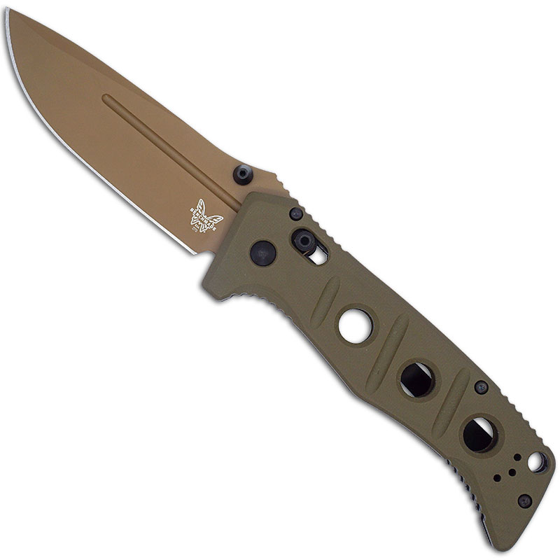 Benchmade Adamas 275FE-2 Knife - Shane Sibert - Flat Earth CruWear Drop ...