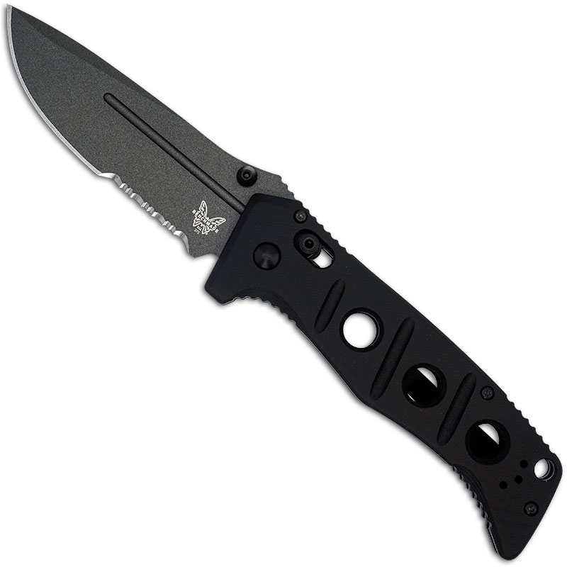 Benchmade Adamas 275SGY-1 Knife - Shane Sibert - Part Serrated ...
