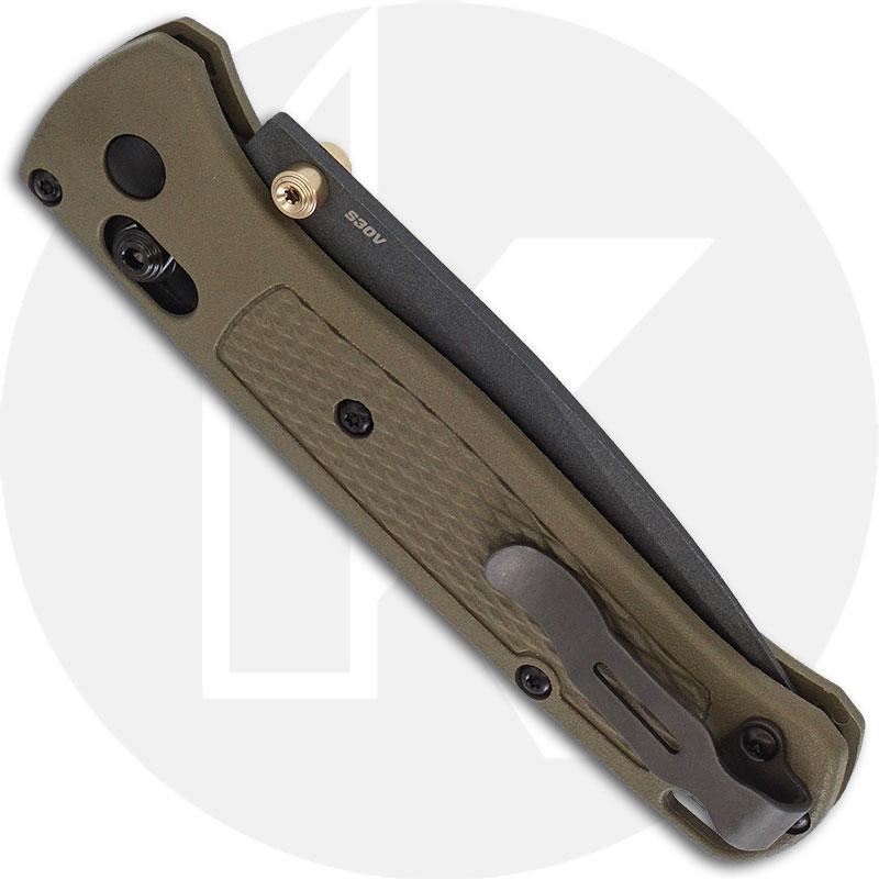 Benchmade Bugout 535SGRY-1 Part Serrated Gray Drop Point Ranger Green ... Benchmade Bugout 535SGRY-1 Part Serrated Gray Drop Point Ranger Green ...
