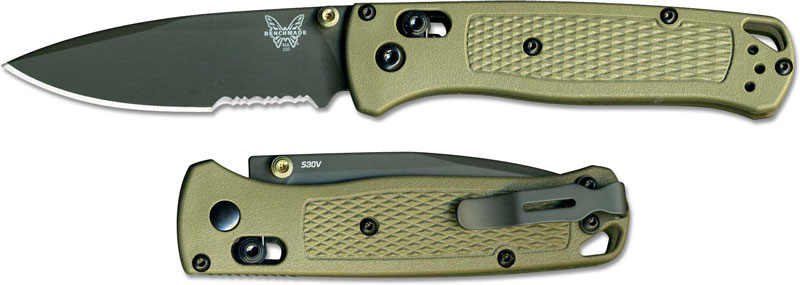Benchmade Bugout 535SGRY-1 Part Serrated Gray Nitride Drop Point Ranger ... Benchmade Bugout 535SGRY-1 Part Serrated Gray Nitride Drop Point Ranger ...
