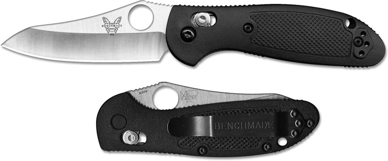Benchmade 555 Mini Griptilian S30V EDC Sheepfoot Black GFN AXIS Lock ...