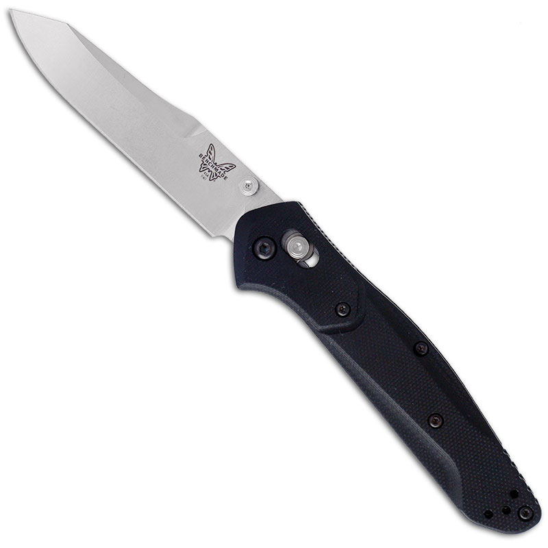 Benchmade Osborne 940-2 Knife - Satin S30V Reverse Tanto - Black G10 ...