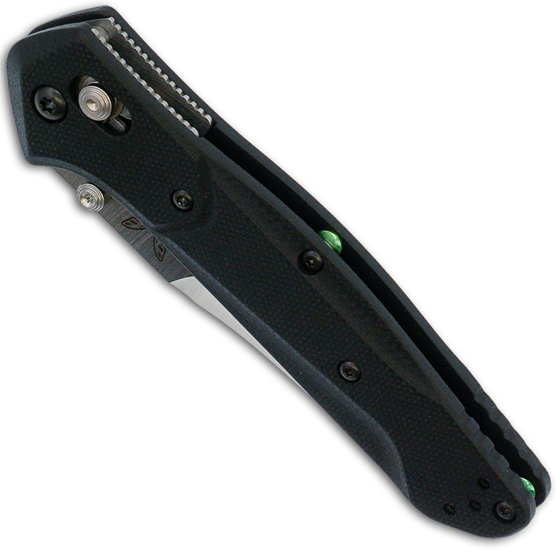 Benchmade Osborne 940-2 Knife - Satin S30V Reverse Tanto - Black G10 ...