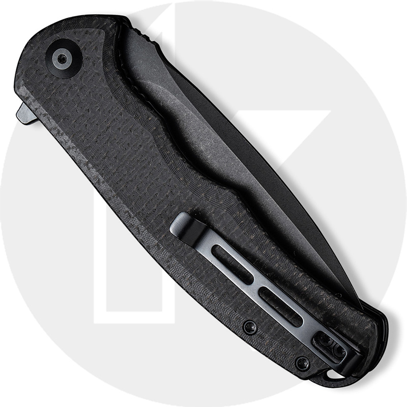 CIVIVI Praxis Knife C803G - Value Price EDC - Black Stonewash Drop ...