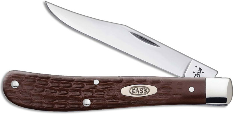 Case Barehead Slimline Trapper, Brown Synthetic, CA-135