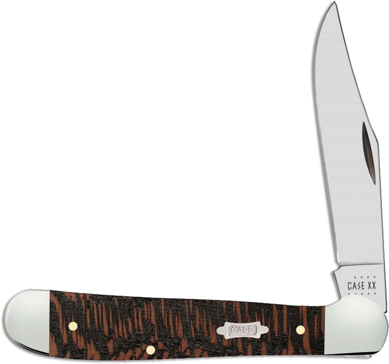 Case Copperhead Knife 25572 Black Sycamore Wood 7149SS