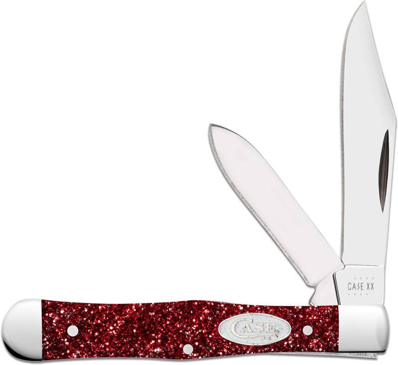 Case Small Swell Center Jack Knife 67002 - Ruby Stardust Kirinite ...