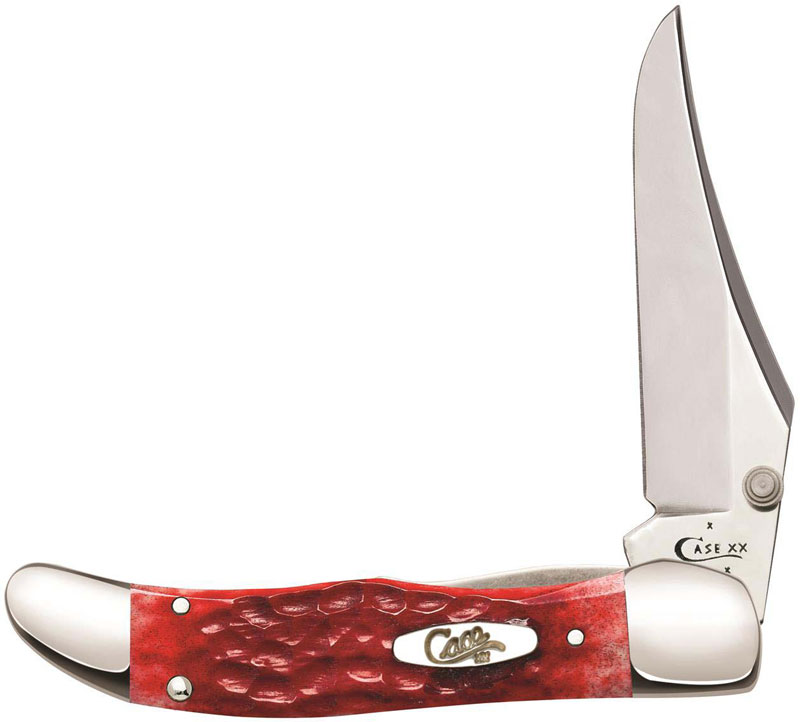 Case Kickstart Mid Folding Hunter 07003 Dark Red Bone CV Assisted Open ...