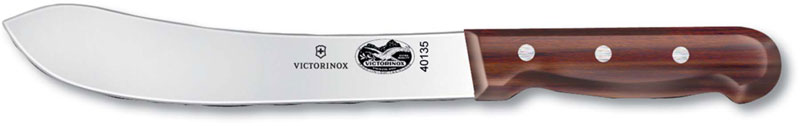 Forschner Knives: Forschner Butcher, 8" Blade with Rosewood, FO-40135