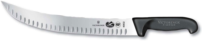 Forschner Cimeter Knife 5.7323.31, 12 Inch Granton Fibrox (was SKU 40632)