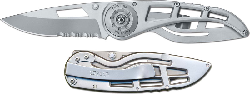 Gerber Knives: Gerber Ripstop II Knife, Part Serrated, GB-1616