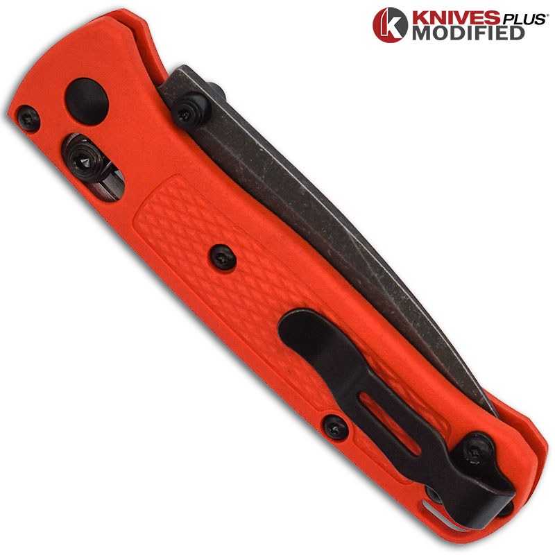 MODIFIED Benchmade Mini Bugout 533 Knife - Acid Stonewash - KP Black ...