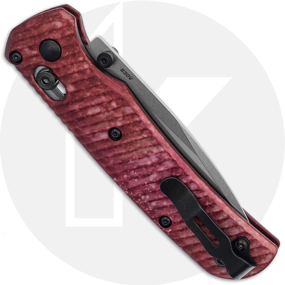 MODIFIED Benchmade Bugout 535 + AWT Archon Custom Anodized Scales + KP ...