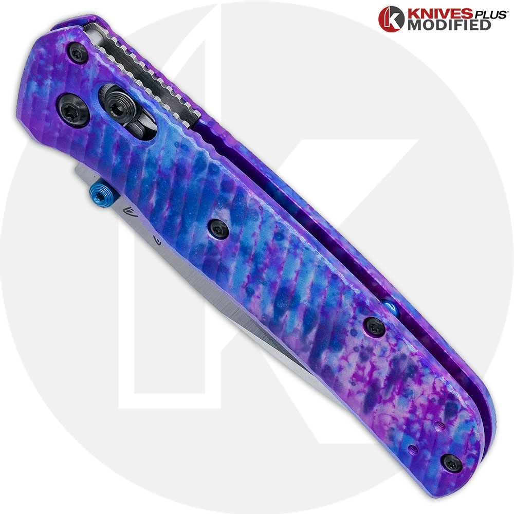 MODIFIED Benchmade Bugout 535 Knife + AWT Archon Custom Anodized Scales