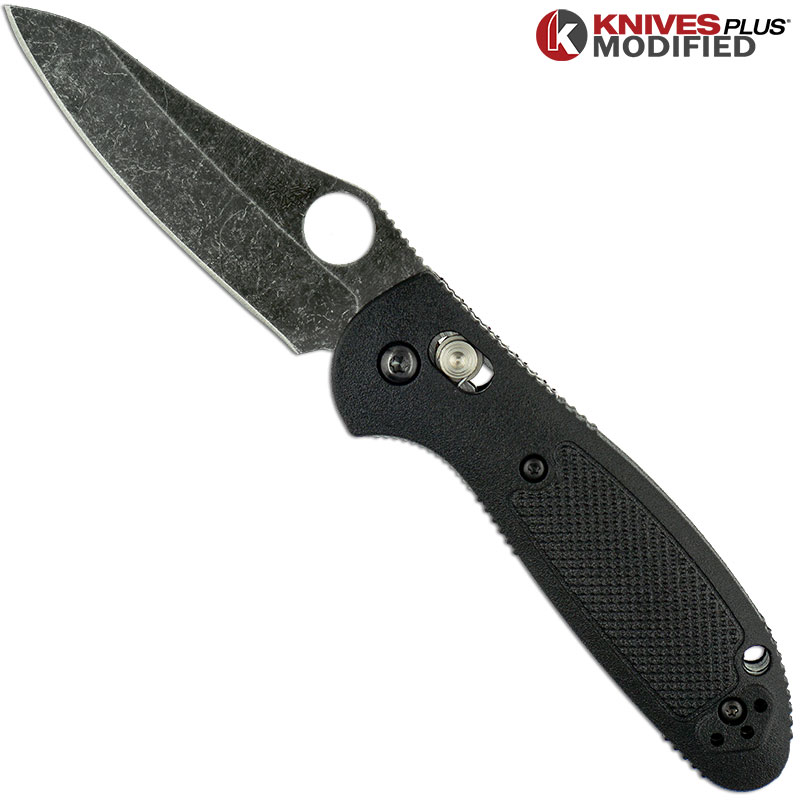 MODIFIED Benchmade Mini Griptilian Knife 555 - S30V - Acid Stonewash ...