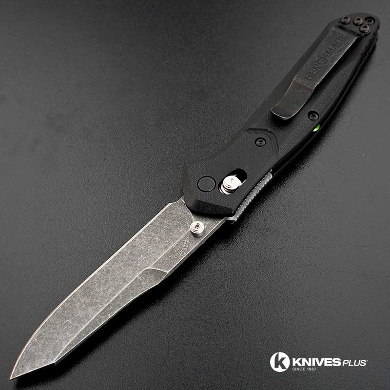 MODIFIED Benchmade 940-2 Osborne Knife - Acid Stonewash - G10 Handle