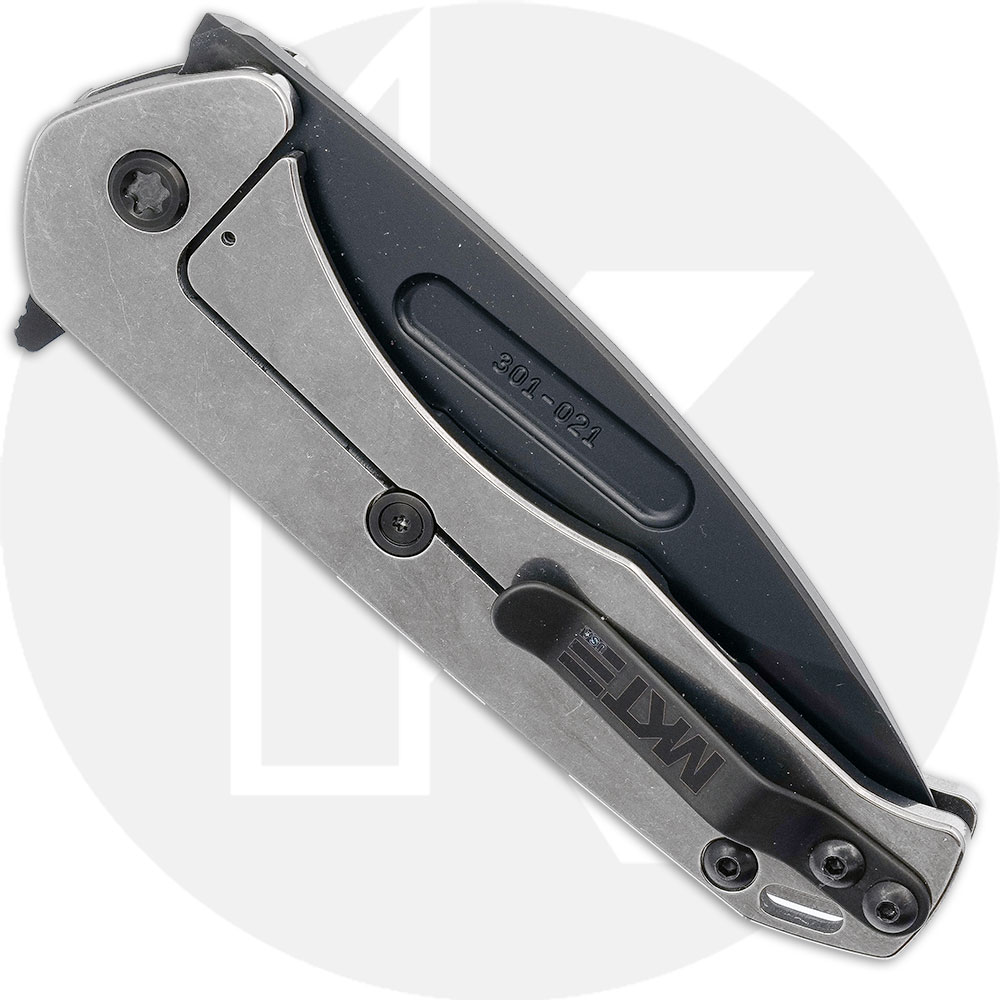 Medford Praetorian Slim Flipper - PVD S45VN Drop Point - Tumbled Gun ...