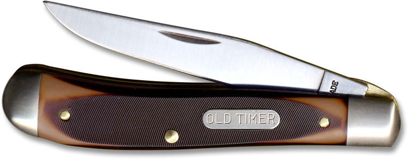 Old Timer Knives: Gunstock Trapper Lockblade Old Timer Knife, SC-194OT