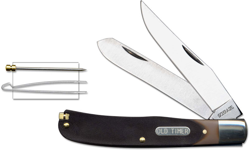 Old Timer Knives: Bearhead Trapper Old Timer Knife, SC-96OT