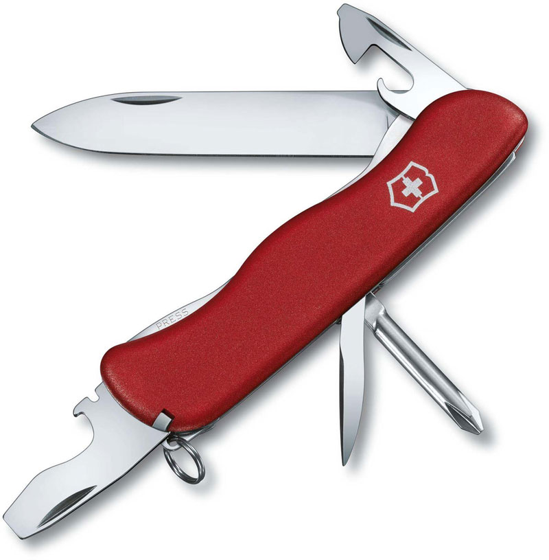 Victorinox Adventurer - Red Handle with Dual Liner Lock - 11 Function Multi Tool - 0.8453 (was ...