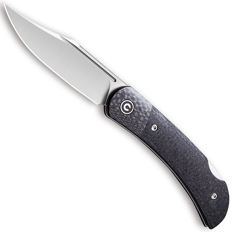 CIVIVI Rustic Gent Knife C914D - Satin D2 Clip Point - Black Micarta ...