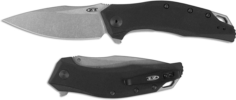 Zero Tolerance 0357 - Working Finish CPM 20CV Drop Point - Black G10 ...
