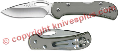 Buck Mini SpitFire, Gray, BU-726GYS