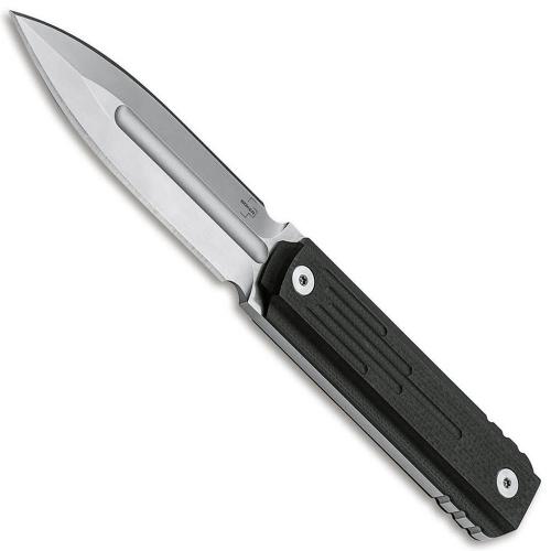 Boker Omerta 02BO032 - Jason Stout Dagger - Stonewash Carbon Steel ...