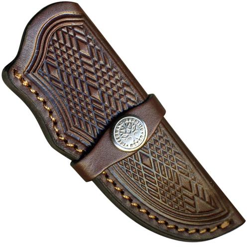 Boker Knives: Boker Pocket Knife Sheath, Brown Leather, BK-90035
