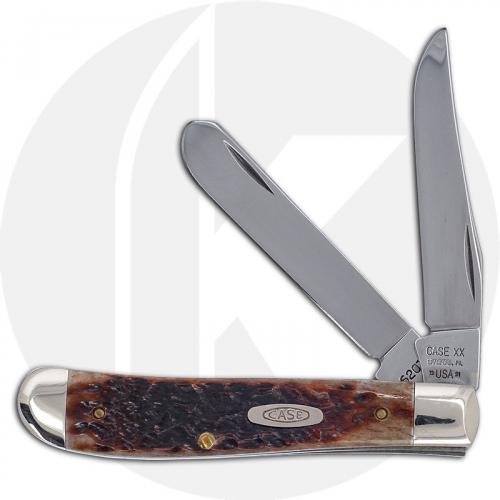 Case Mini Trapper Knife 00520 - Jigged Brown Bone - 6207 - Discontinued ...