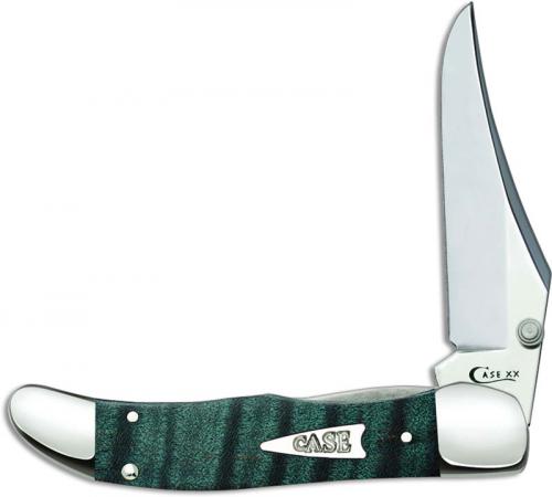 Case Kickstart Mid Folding Hunter Knife 23364 Turquoise Curly Maple ...