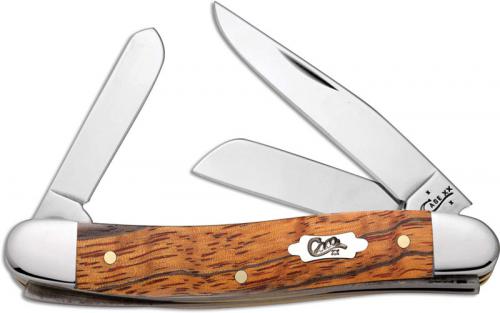 Case 26258 Medium Stockman Knife Zebra Wood 7318SS