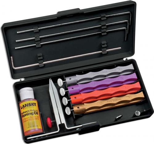 Lansky Knife Sharpener, Deluxe Diamond Sharpening System, LK-LKDMD