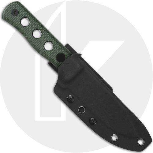 QSP Canary QS155-C2 Fixed Blade Knife - Blackwash Cr8Mo2VSi Drop Point ...